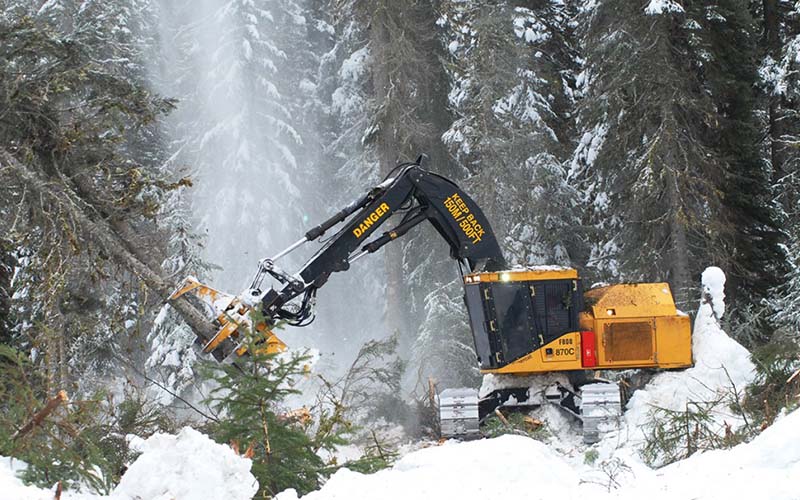 Winter Care for Forestry Machines - Tigercat