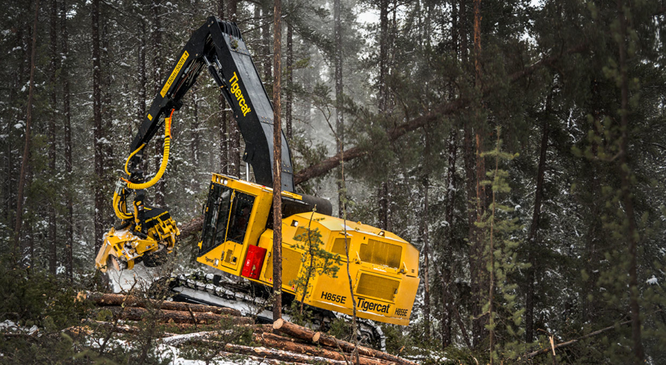 H855E Harvester | Roadside Processing & In-Stand Harvesting | Tigercat