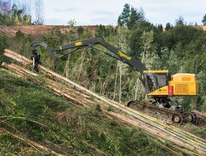 Steep Slope Logging | Cable Assist Logging | Tethered Logging | Tigercat