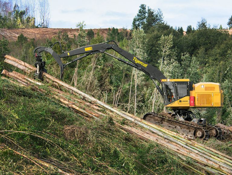 Steep Slope Logging | Cable Assist Logging | Tethered Logging | Tigercat