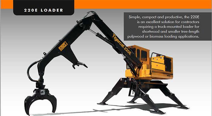 220E Loader Brochure | Machine Specs and Information | Tigercat