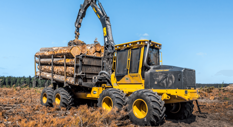 1085C Forwarder | Heavy Duty 25-Tonne Log Forwarder | Tigercat