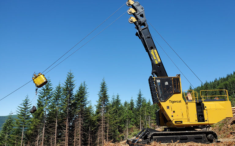 180 Swing Yarder | Tigercat Cable Systems | Steep Slope Harvesting