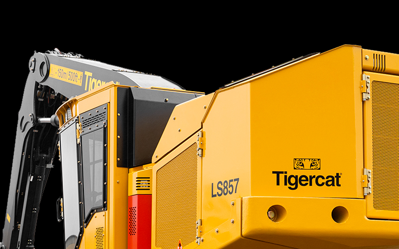 LS857 Shovel Logger | Steep Slope Forestry | Tigercat
