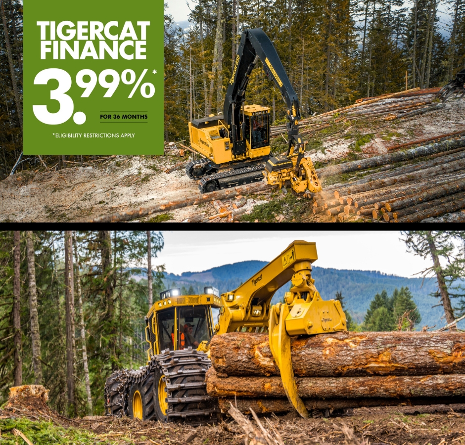 Limited Time Special Finance Rates for Canada - Tigercat