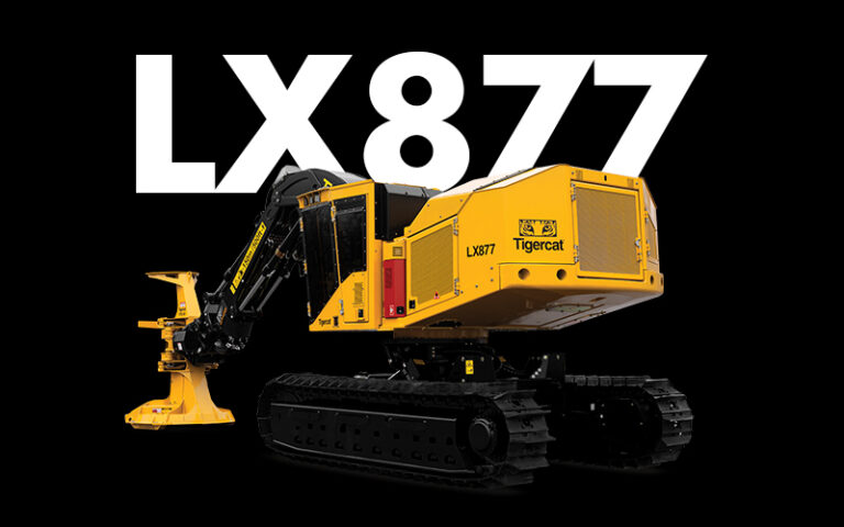LX877 Feller Buncher | Steep Slope Logging | Tigercat