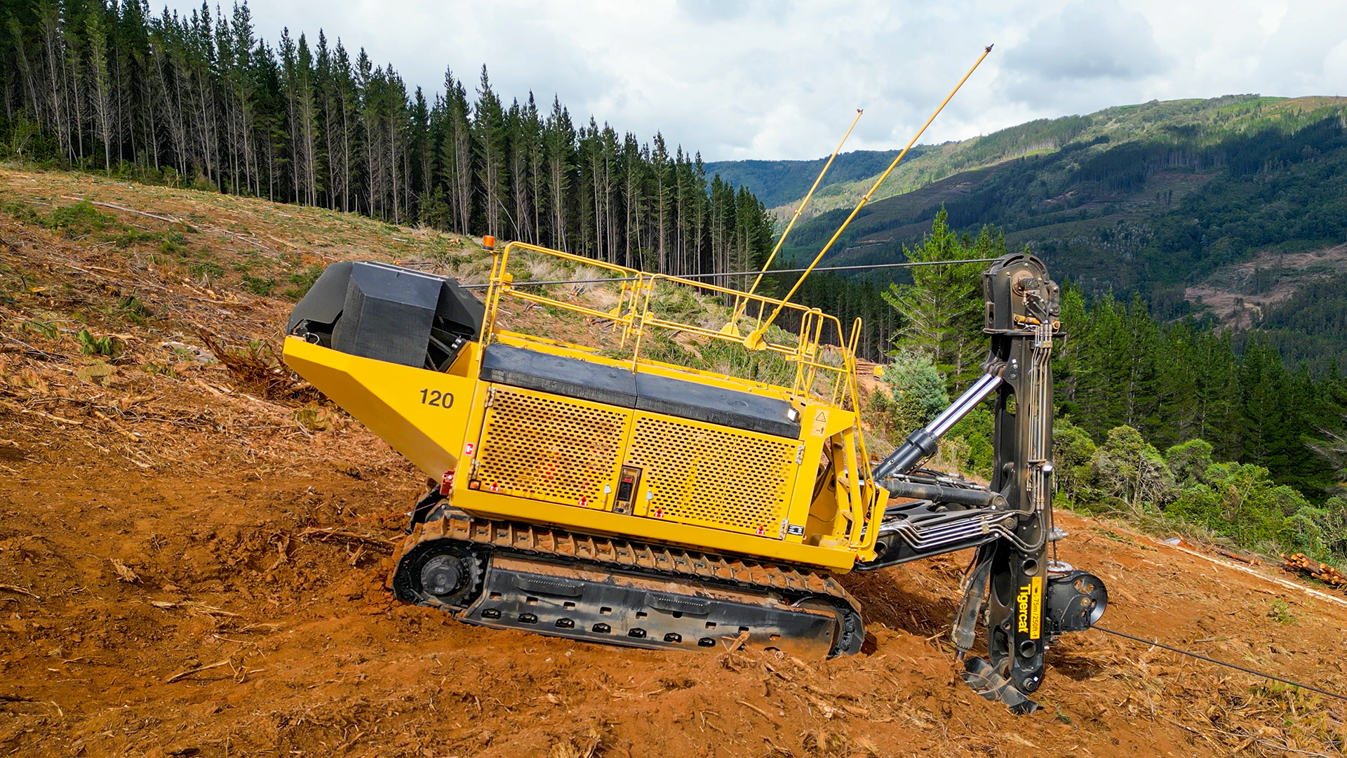 120 Winch Assist | Cable Logging Videos | Tigercat TV